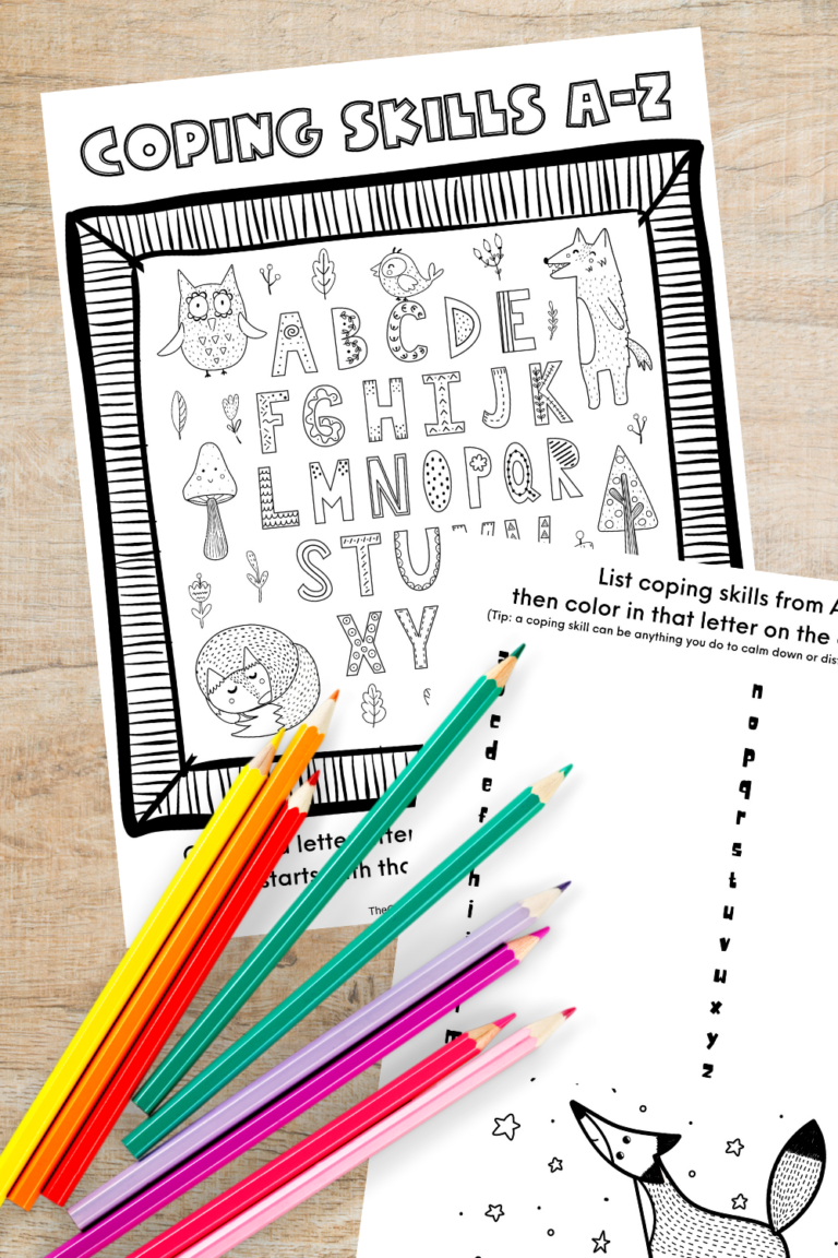 A-Z Coping Skills for Kids to Help Your Students Stay Calm - The ...
